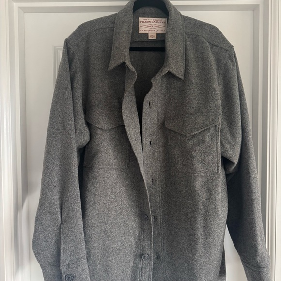 Filson | Jackets & Coats | Filson Charcoal Wool Shirt Jacket | Poshmark